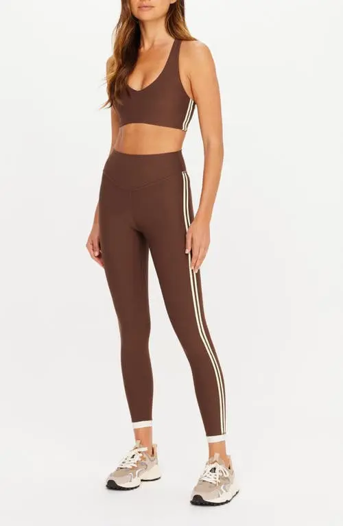 The Upside Daytona High Waist Stripe Midi Leggings