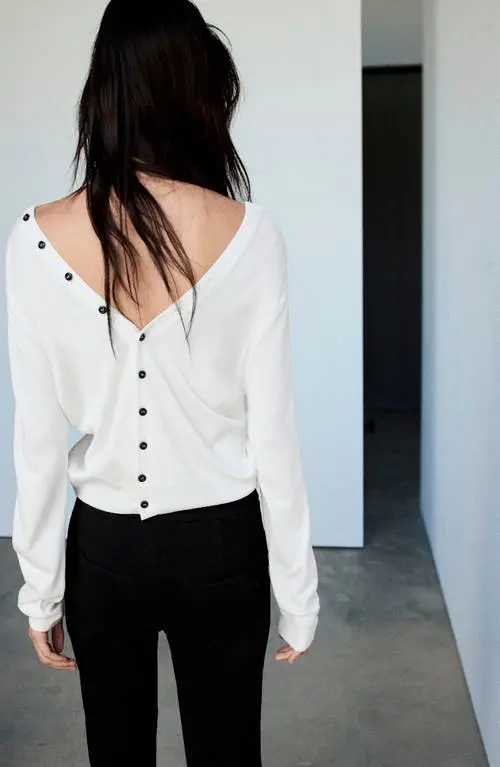 Mango Button Front Cardigan