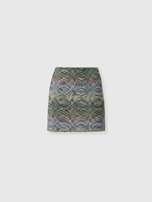Missoni Space-dye Viscose Lamé Mini Skirt