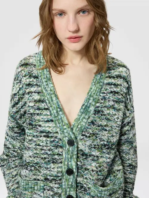 Missoni Oversized Cardigan With Patch Pockets And 3d Construction