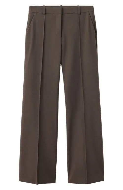 Mango Seamed Flare Pants
