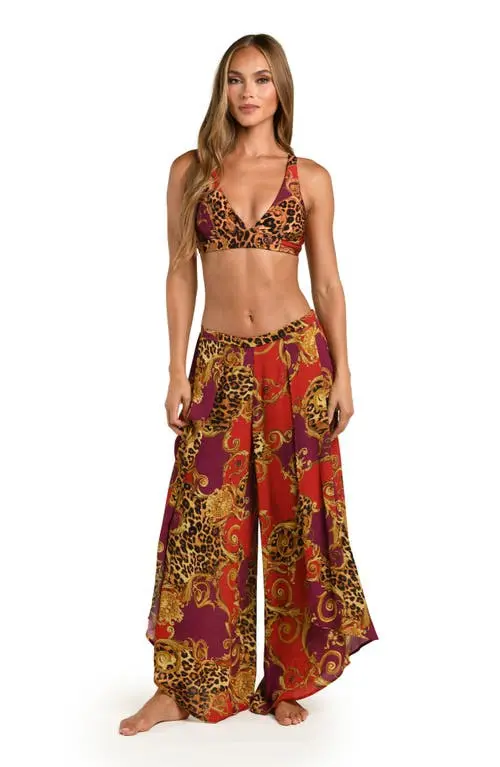 L'Agence Wide Leg Cover-up Pants
