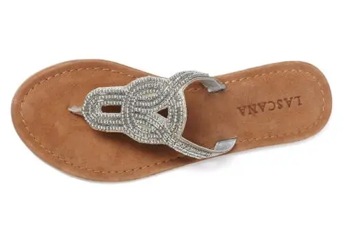 LASCANA Decorative Bead Sandals