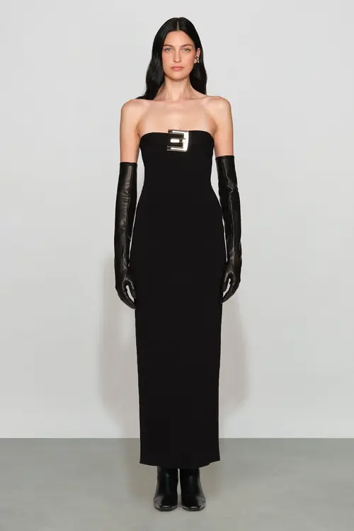 ET OCHS Solana Knit Dress - Black