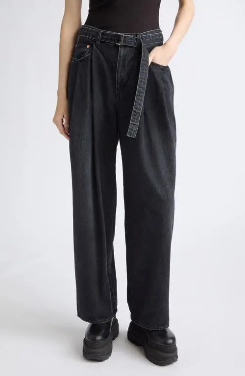 Sacai Belted Tailored Jeans