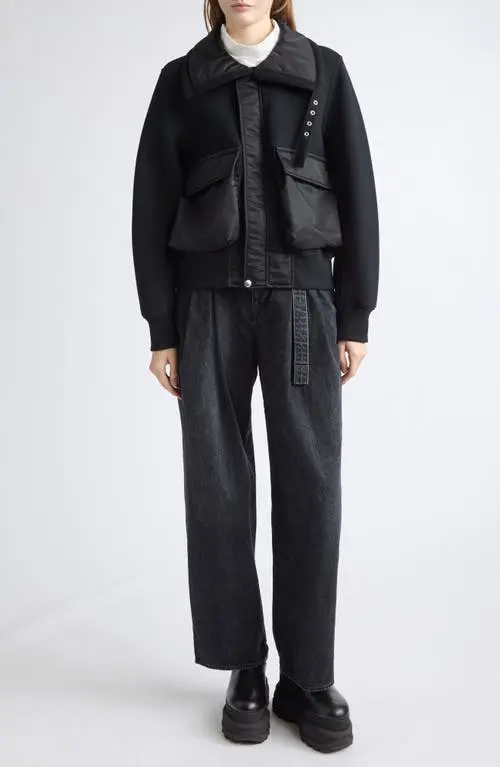 Sacai Belted Tailored Jeans
