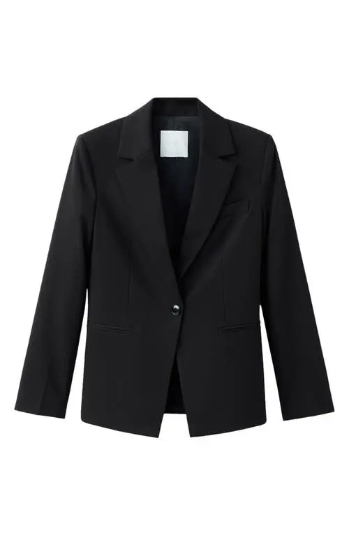 Mango Notch Collar Blazer