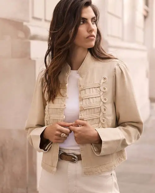 Mint Velvet Military Denim Jacket