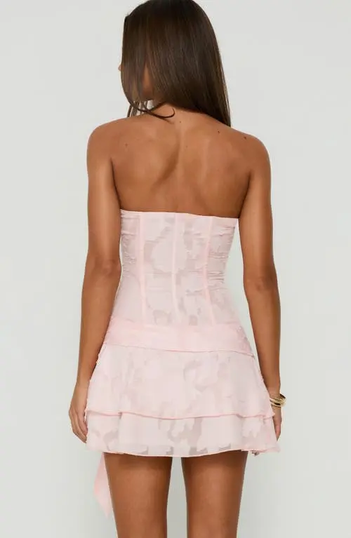 Princess Polly Azuriah Chiffon Strapless Minidress