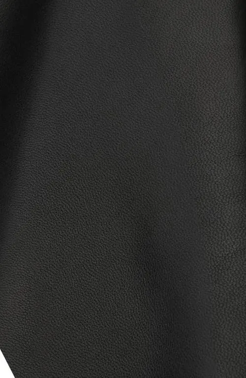 REISS Cara Leather Bomber Jacket