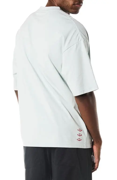 VOUSETI Team Logo Appliqué Cotton T-shirt
