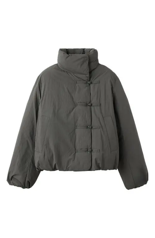 Mango Padded Duffle Coat - Grey