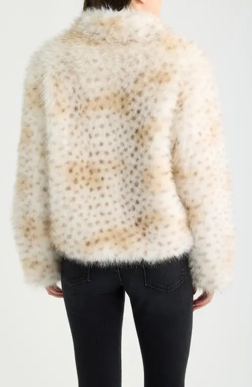 APNY Snow Lynx Faux Fur Jacket