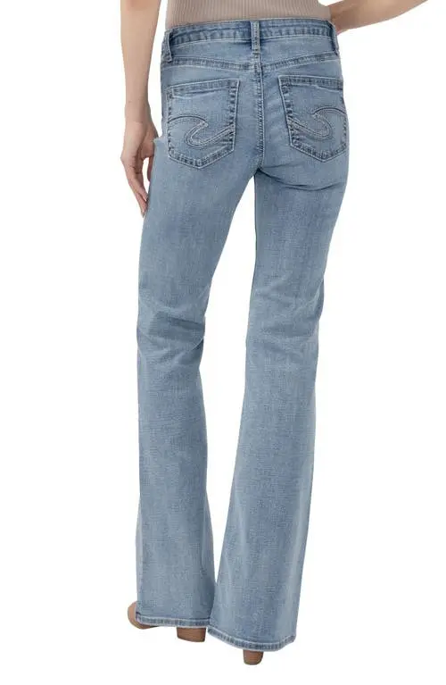 SILVER JEANS CO. Most Wanted Mid Rise Flare Jeans