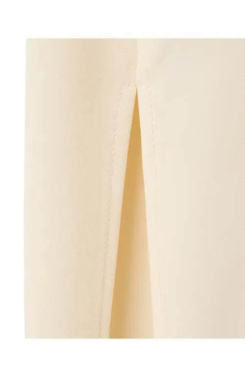 Mango Drawstring Waist Maxi Skirt - Ecru