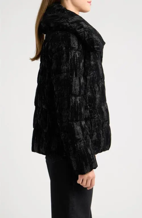 CECE DUPRAZ Snap Front Short Puffer Jacket