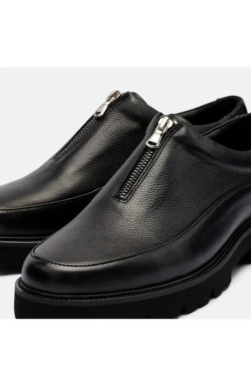 MARC NOLAN Monza Zip Leather Slip On
