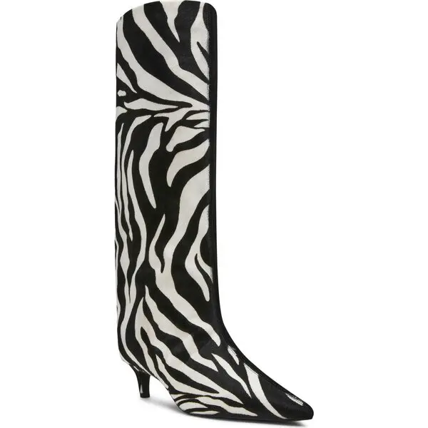 Steve Madden Lysara Knee High Boot - Zebra Mult