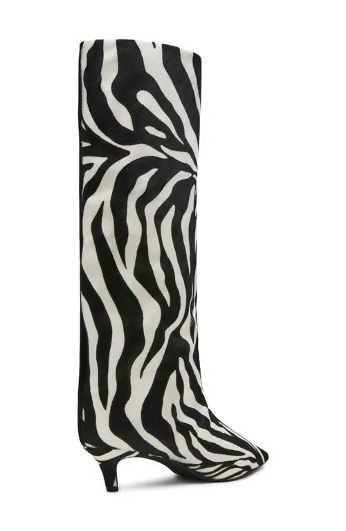 Steve Madden Lysara Knee High Boot - Zebra Mult
