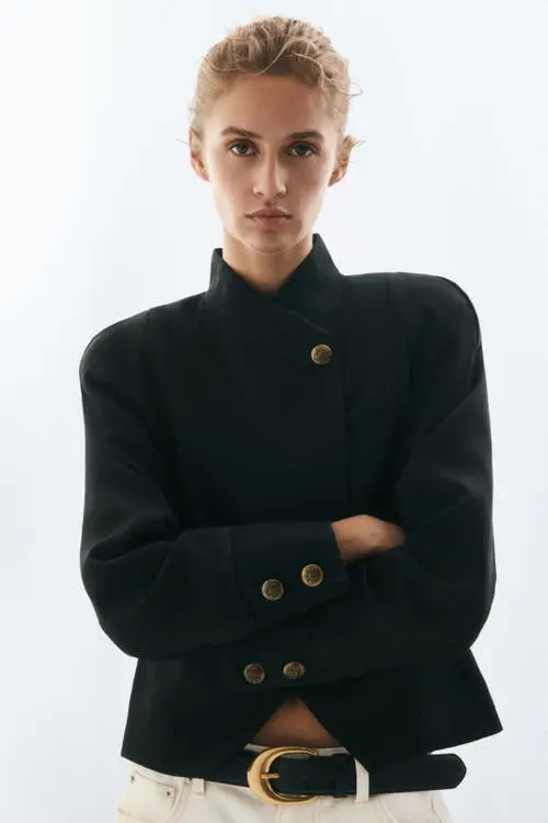 H&M Jacket With Shoulder Pads