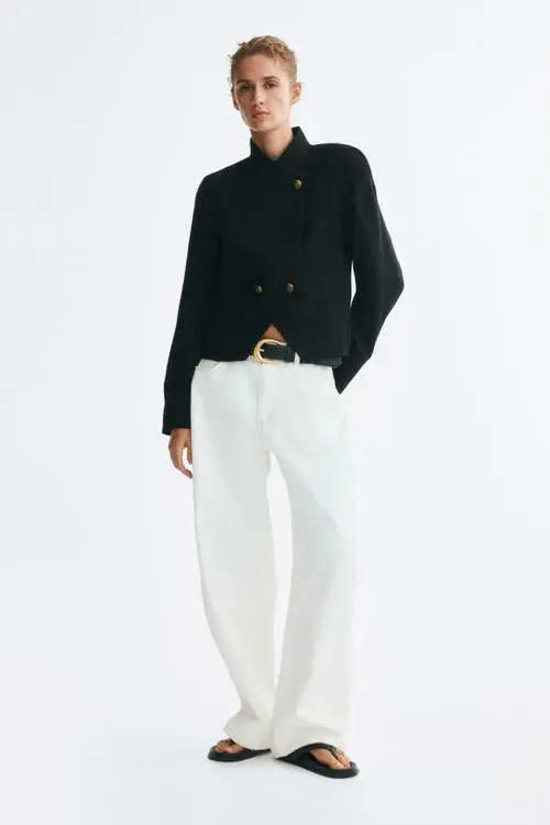 H&M Jacket With Shoulder Pads