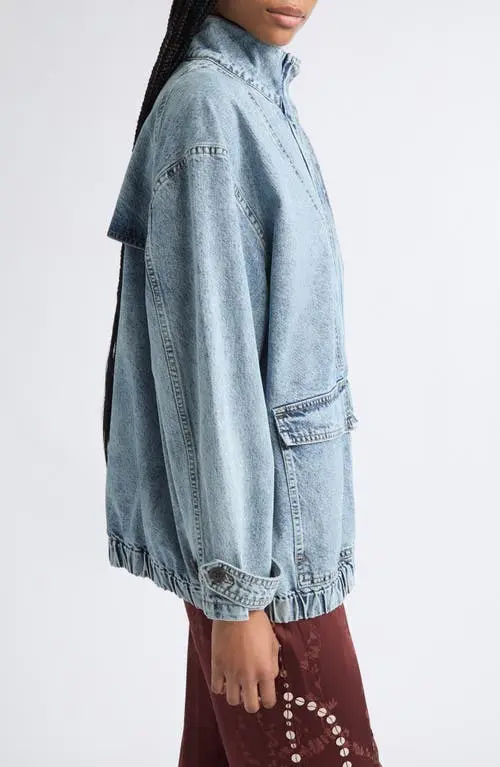 SIEDRES Polca Oversize Cotton Denim Jacket