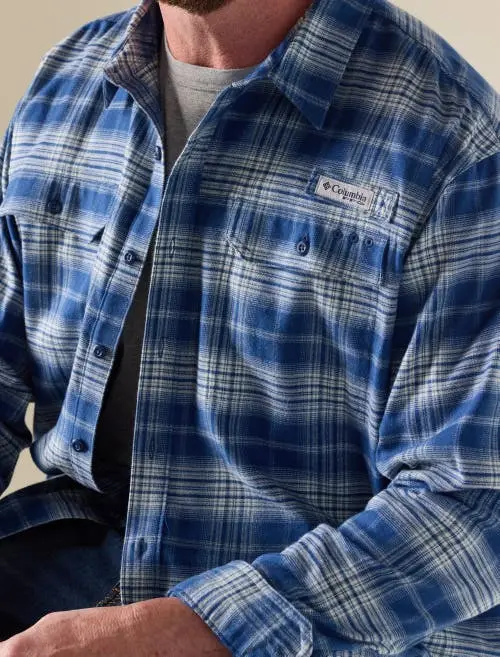 Columbia Big & Tall Pfg Topwater Tech Flannel Sport Shirt