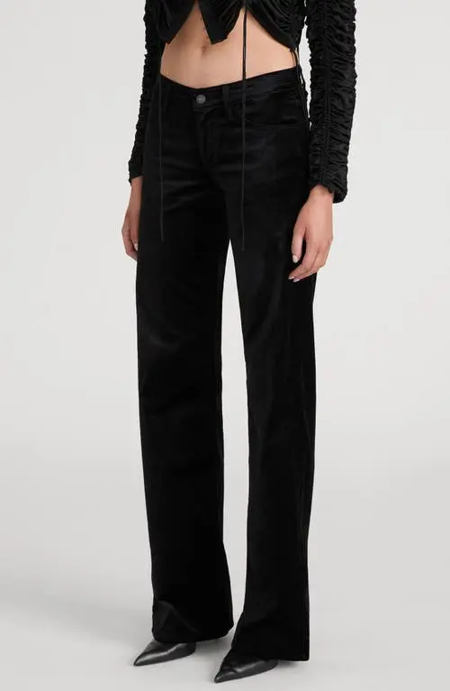 FRAME The Velvet Gray Flare Leg Jeans