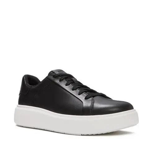 Fitflop Rtg Leather Lace Up Sneakers - Black