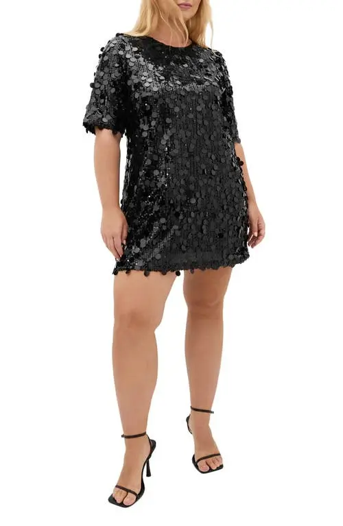 City Chic Adorn Sequin Minidress