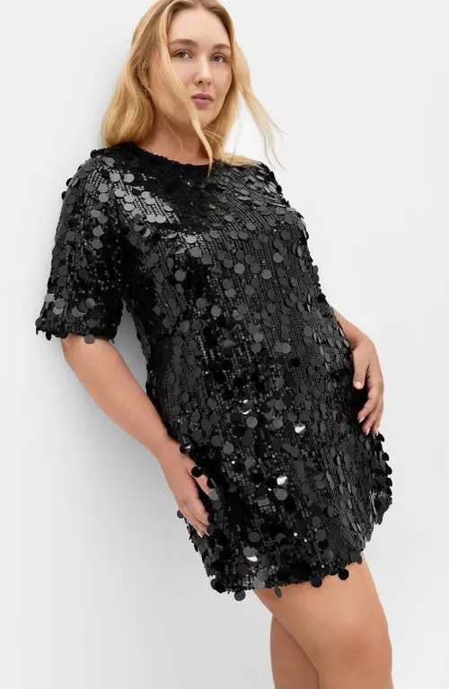 City Chic Adorn Sequin Minidress
