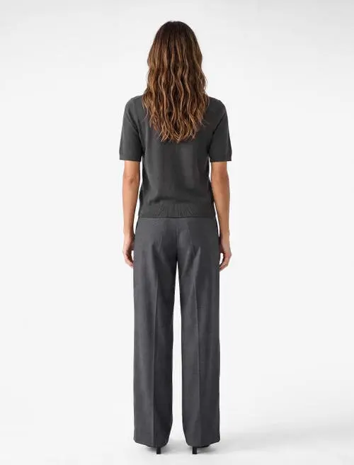 Koton Viscose Blend Short Sleeve Turtleneck Knit Sweater - Anthracite