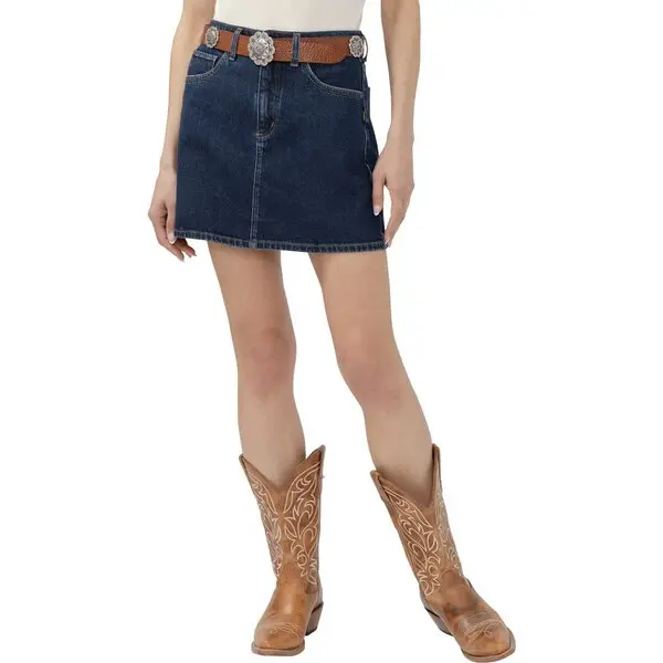 SILVER JEANS CO. A-line Denim Miniskirt