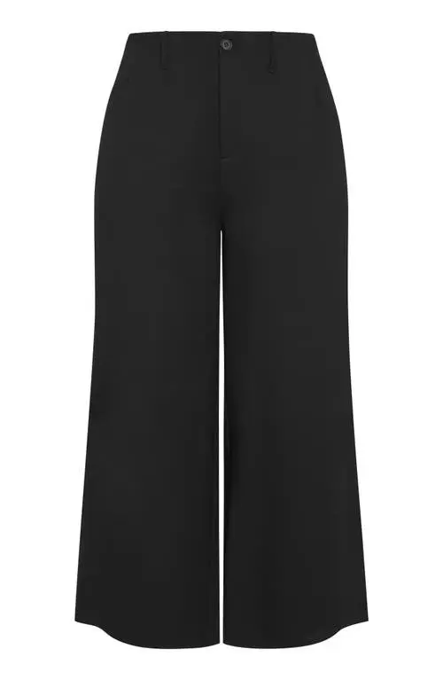 City Chic Peyton Wide Leg Ponte Pants