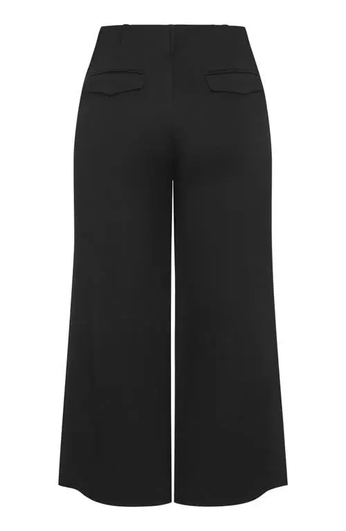 City Chic Peyton Wide Leg Ponte Pants