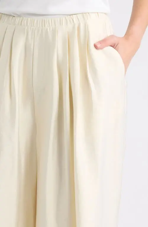 A.REN Chrissa Pleated Wide Leg Pants