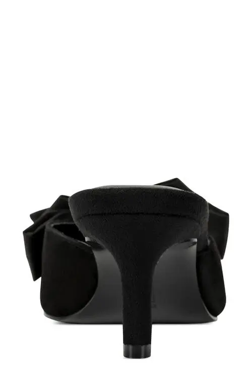 Karl Lagerfeld Paris Larina Pointed Toe Mule - Black