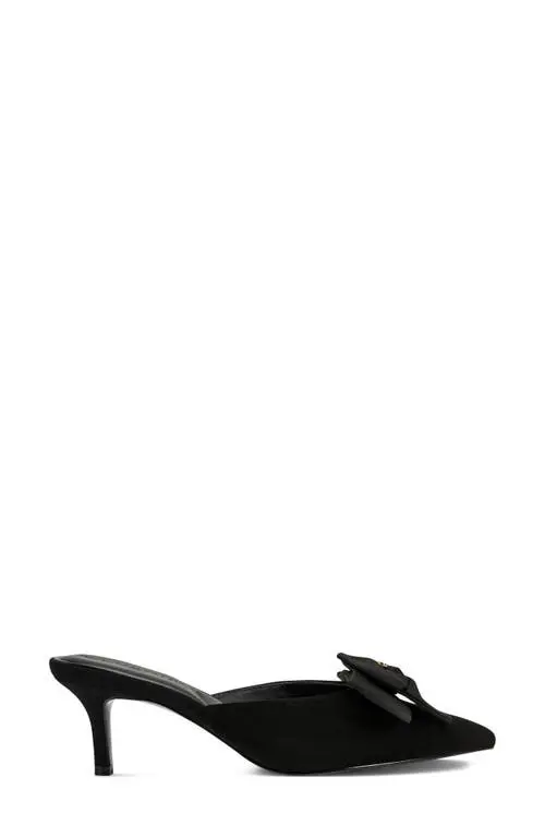 Karl Lagerfeld Paris Larina Pointed Toe Mule - Black
