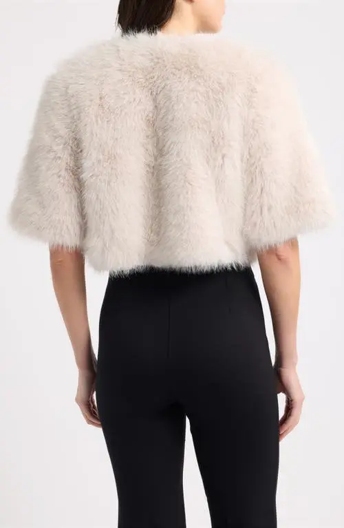 Anne Klein Faux Fur Shrug