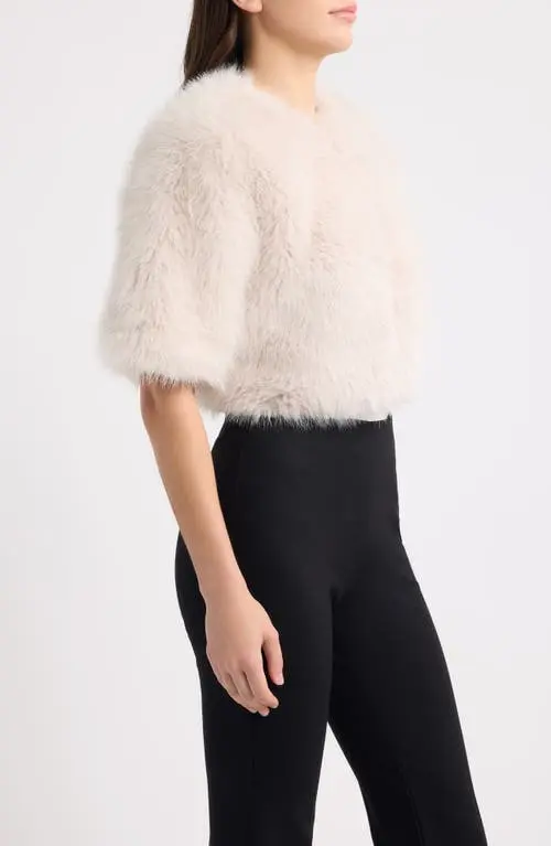 Anne Klein Faux Fur Shrug