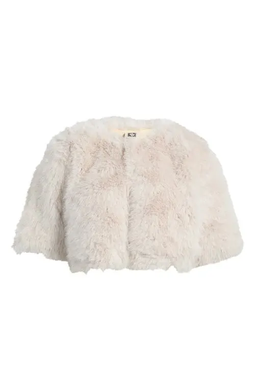 Anne Klein Faux Fur Shrug