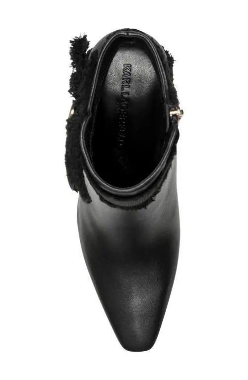 Karl Lagerfeld Paris Saudel Heeled Bootie
