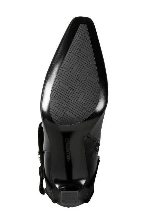 Karl Lagerfeld Paris Saudel Heeled Bootie