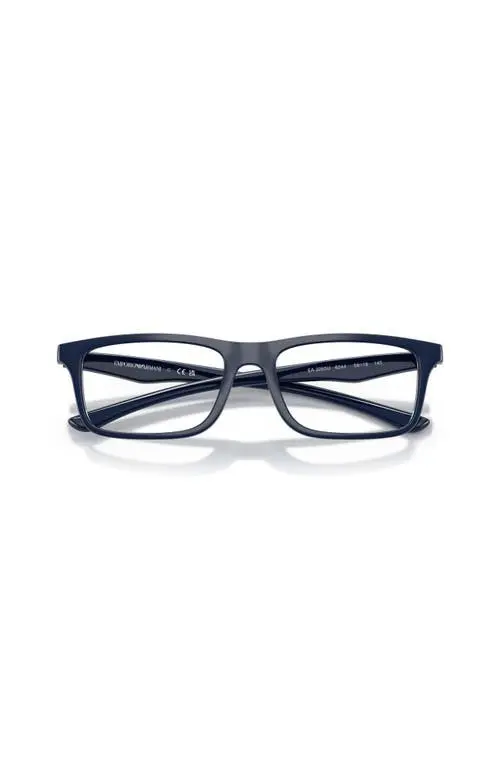 Emporio Armani 56mm Rectangle Optical Glasses