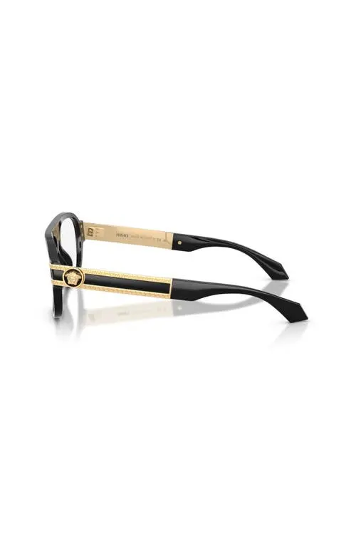 Versace 55mm Pilot Optical Glasses