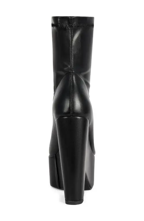 AZALEA WANG Lirra Platform Wedge Bootie