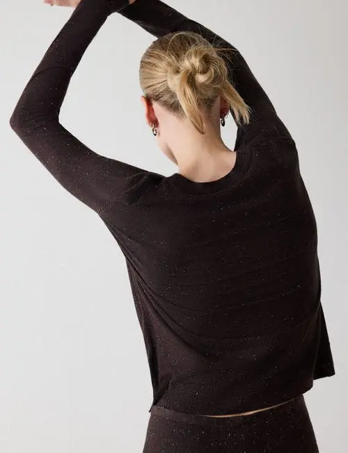 Whistles Annie Sparkle Crew Neck Knit Jumper