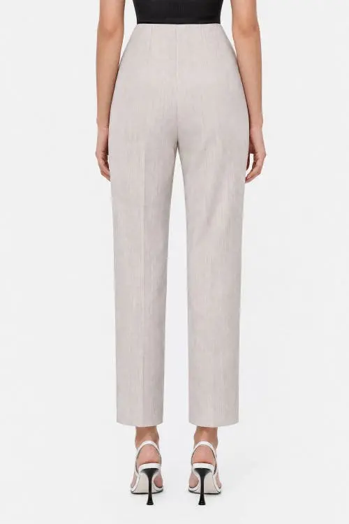 NOCTURNE Straight Leg Cropped Trousers