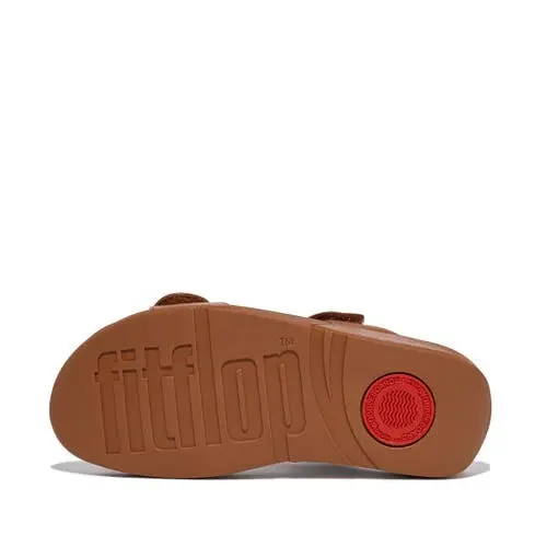 Fitflop Lulu Adjustable Leather Slides Sandals
