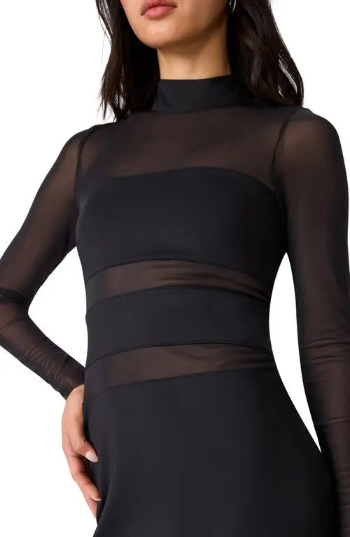 Steve Madden Blaze Long Sleeve Sheath Dress - Black
